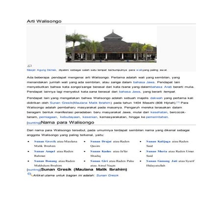 sejarah Wali songo | PDF
