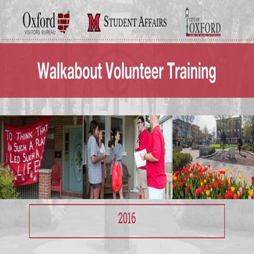 Walkabout training slides | PDF