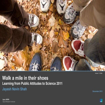 Walk a mile in their shoes: Learning from Public Attitudes to Science ...