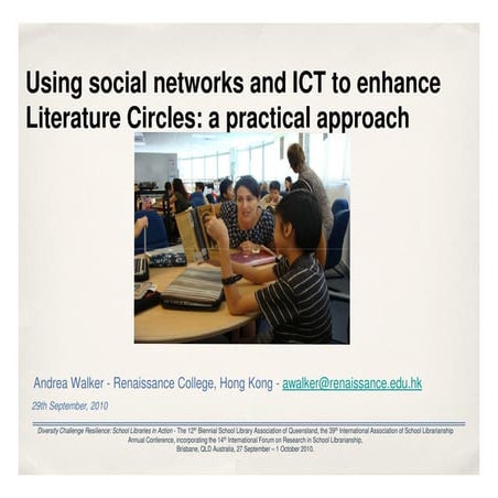 Using social networks and ICT to enhance Literature Circles | PDF