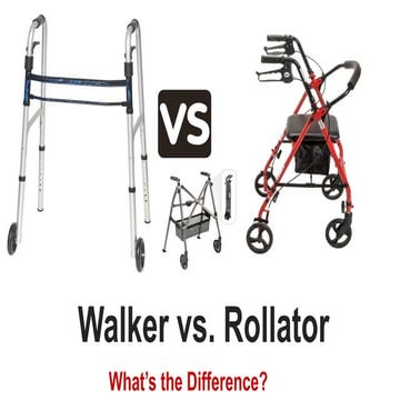 Walker vs. Rollator: What’s the Difference? | PPTX