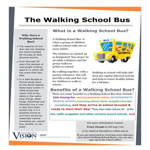 Walking School Bus | PDF