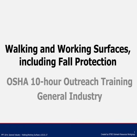 Fall Protection Training powerpoint presentations | PPTX