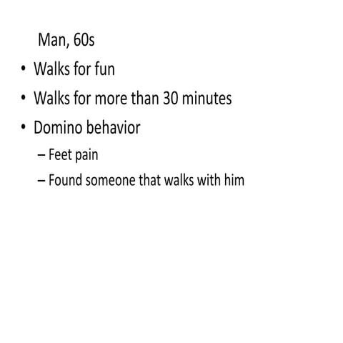 Analyzing habits - Walking everyday | KEY