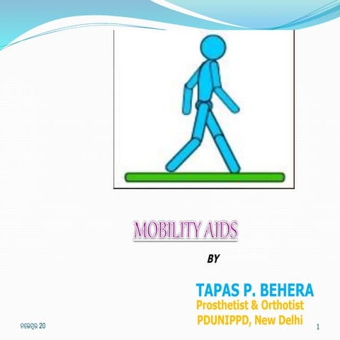 Walking aids ppt (Tapas) | PPT