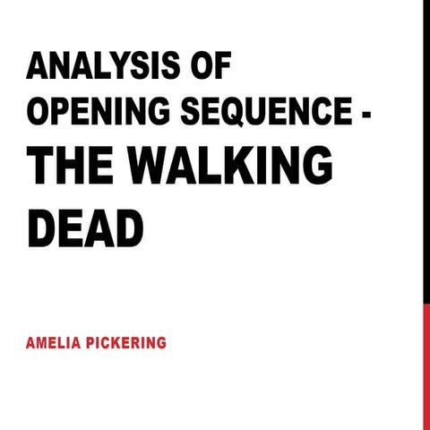 Walking dead presentation | PPTX