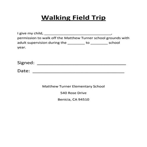 Walking field trip | PDF