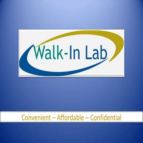 Walk In Lab | PPSX