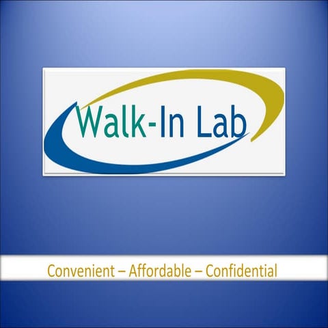 Walk-In Lab | PPT