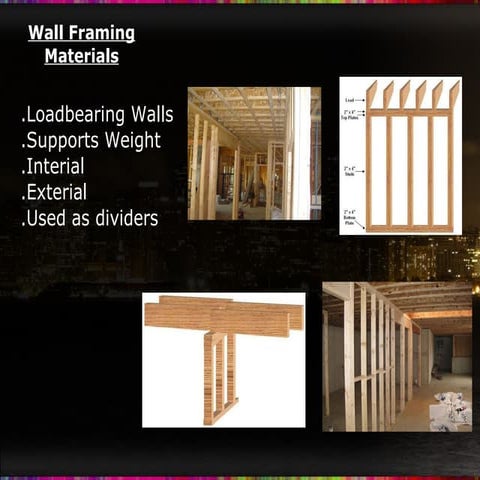 wall framing materials | PPT