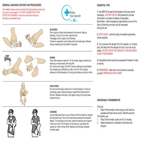 Baby first aid guide | PDF