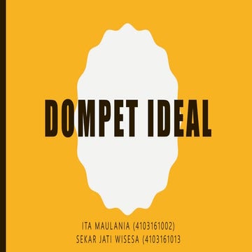 Dompet Ideal | PPTX