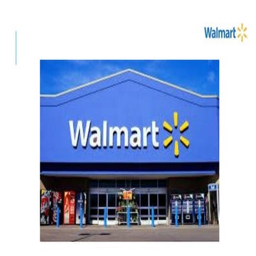 Wallmart Depth Analysis with Overview and Swot Analysis, Business ...