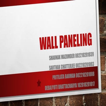 Wall Paneling diagram material design.pptx
