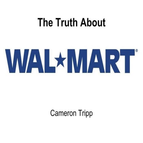 The Wal-Mart Effect | PPT