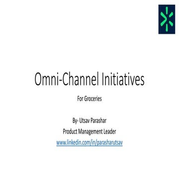 Omni Channel Strategies for Walmart | PPTX