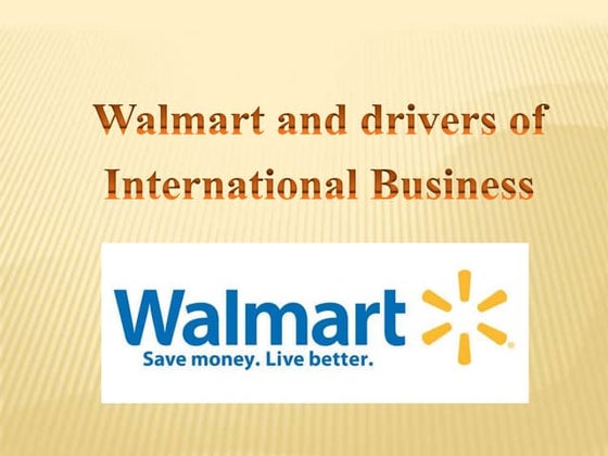 Walmart in Pakistan | PPTX