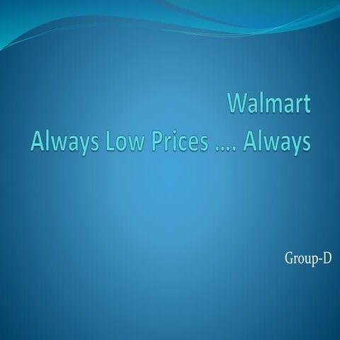 Wal Mart | PPT