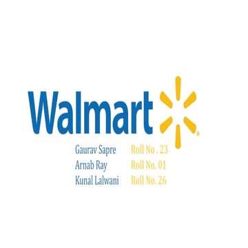 Walmart PESTLE Analysis | PPTX