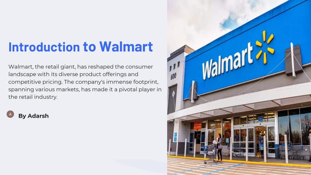 A Case Study Of Wal-Mart. | PDF