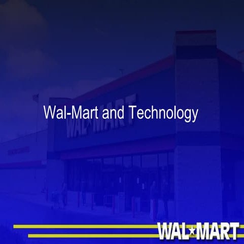 Walmart Case Study 2 | PPT