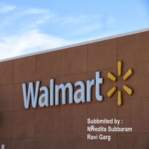 Walmart pbl - | PPTX