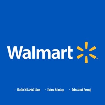 Walmart's Business Model and Growth pptx | PPTX