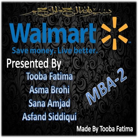 Walmart Case Study | PPTX