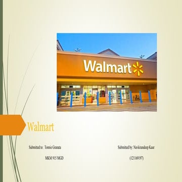 Walmart presentation | PPT