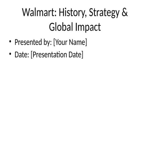 Walmart_Presentation.pptx presentation i | PPTX