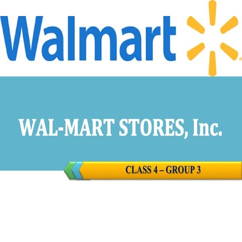 Walmart Stores, Inc | PPTX
