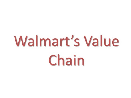 Retail giant walmart | PPT