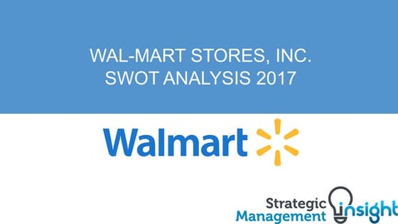 INDUSTRY ANALYSIS -RETAIL COMPANY-WALMART | PPT