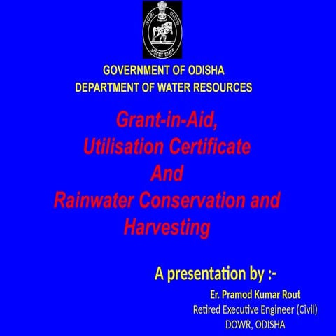 WALMI Grant-in Aid training of obs .pptx