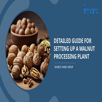 Setting Up a Successful Walnut Processing Manufacturing Unit: DPR | PPTX