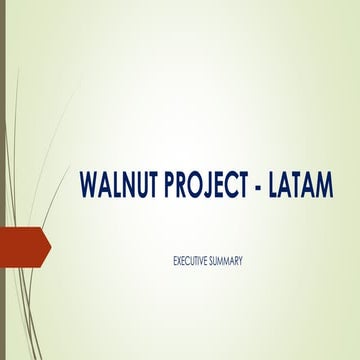 WALNUT PROJECT - CHILE / LATAM | PPT
