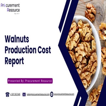 Latest Comprehensive Walnuts Cost Report | PDF