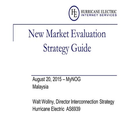 New Market Evaluation Strategy Guide | PDF