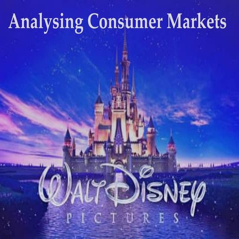 Analysing consumer markets - Walt Disney | PPTX