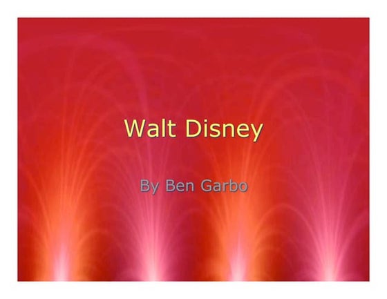 Disney sp12 | PPT