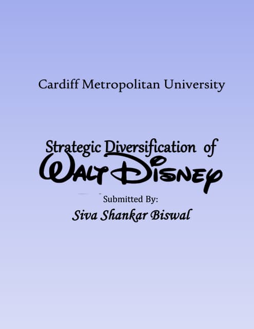 Brand Management - Walt Disney (Case Study) | PDF