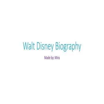Walt Disney Biography.pptx