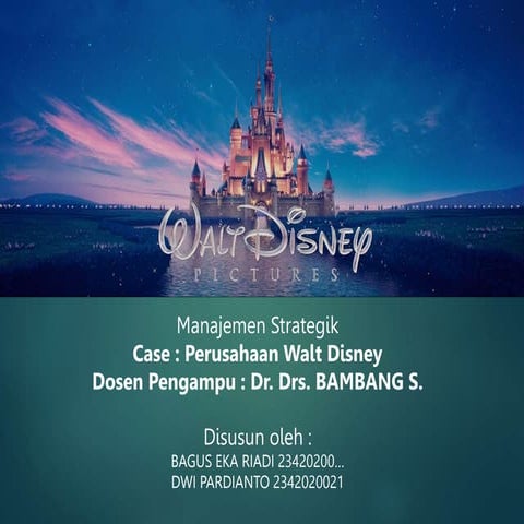 Strategy Management of Walt Disney Inc.pptx