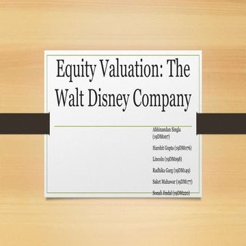 Walt disney case study | PPTX