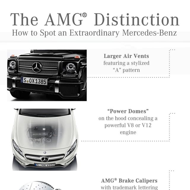 How to Spot a Mercedes-AMG® Model [Infographic] | PDF
