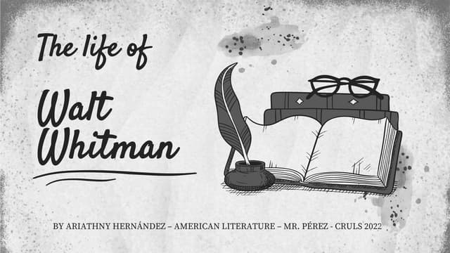 Walt whitman.1 | PPTX
