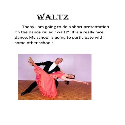 Waltz ballroom dancing Angel | PDF