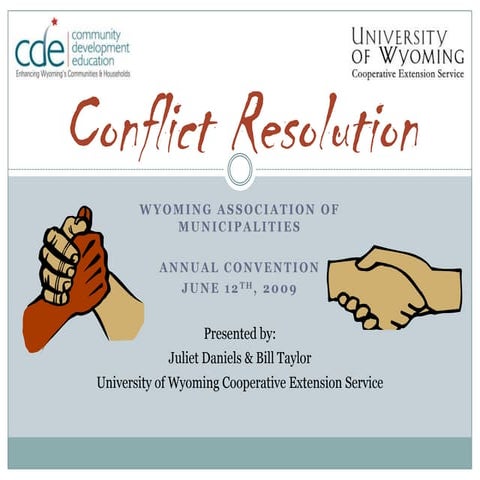 Conflict Resolution | PPT