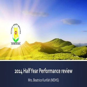 2014 Half Year Performance review | PPTX