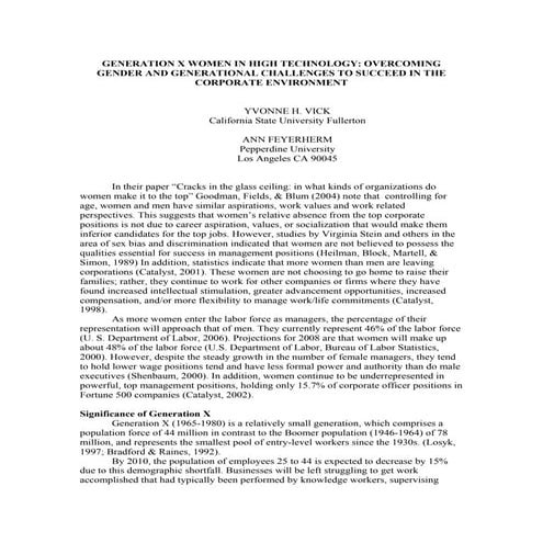 Millennials Manuscript | PDF